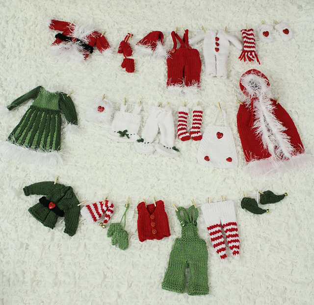 Ravelry: -dee-'s Santa Clothesline Garland