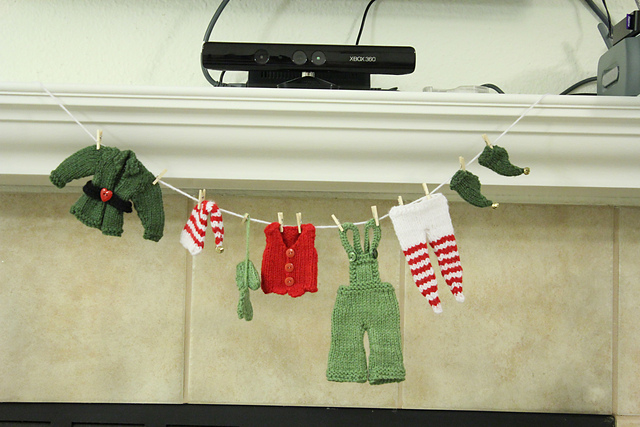 Ravelry: -dee-'s Elf Clothesline Garland