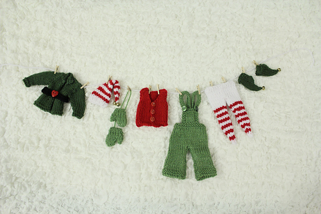 Ravelry: -dee-'s Elf Clothesline Garland