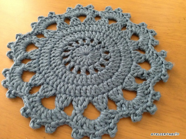 Ravelry: Picot Coaster pattern by Asami Togashi
