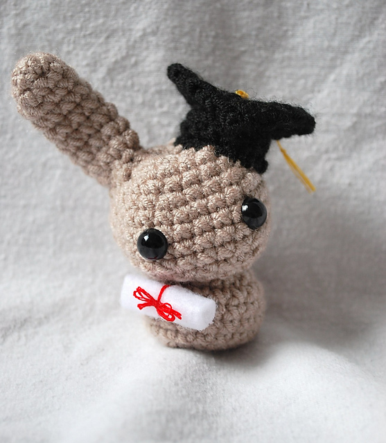 Ravelry: Graduation Bunny pattern by Katie