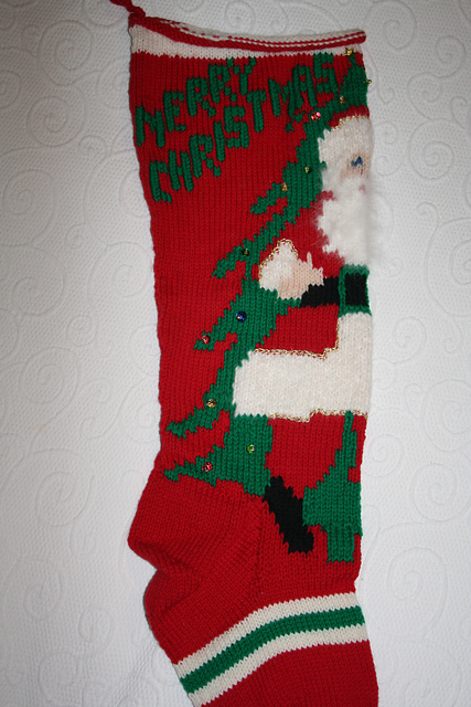 Ravelry: Full Figure Santa Claus Christmas Stocking #9005C pattern by ...