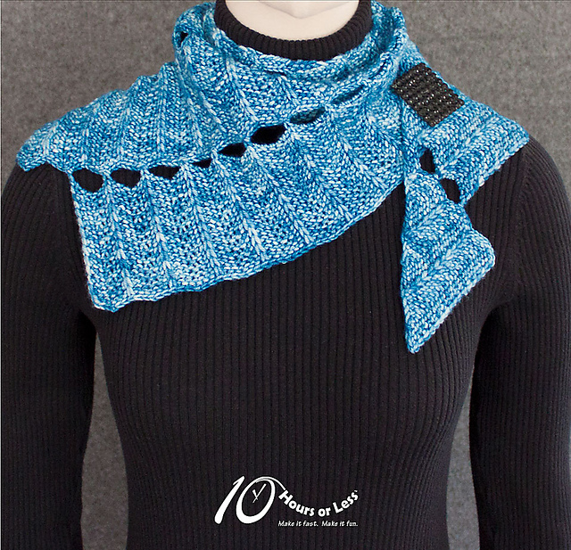 Ravelry: Rippled Rainfall pattern by 10 Hours or Less
