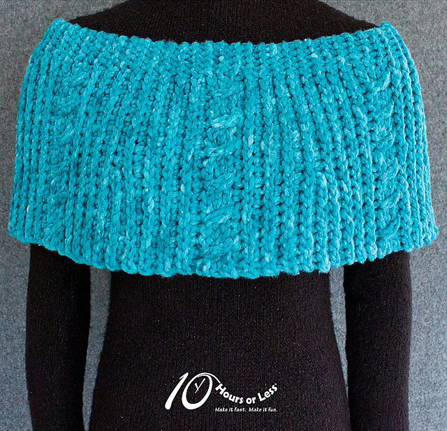 Ravelry: Corkscrew Cables pattern by 10 Hours or Less