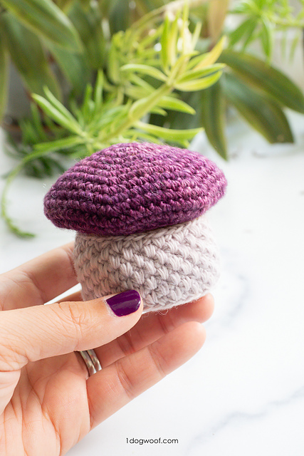 Ravelry: Mini Mushroom Basket pattern by ChiWei Ranck