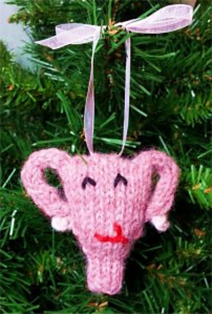 Ravelry: Happy Uterus Christmas Ornament pattern by M. Safranski for ...