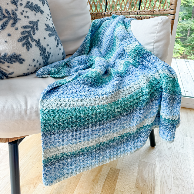 Ravelry: Easy Mandala Lap Blanket pattern by Kylee Keller