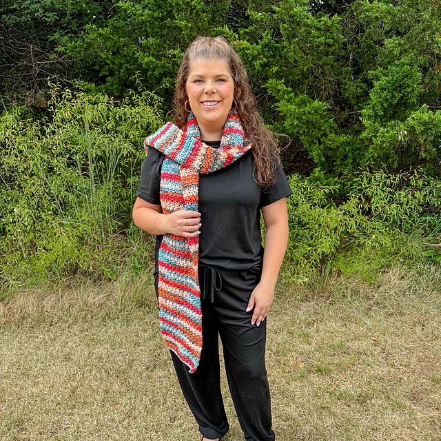 Ravelry: Easy Beginner Friendly Scarf pattern by Kylee Keller