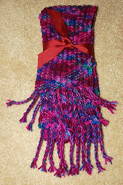 Ravelry: Koigu Mistake Stitch Rib Scarf #42 pattern by Theresa Gaffey