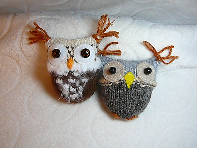 Ravelry: 2littleacorns' Owl puffs