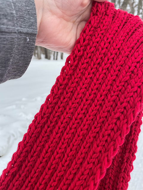Ravelry: Classic Ribbed Scarf pattern by Stephanie Larson
