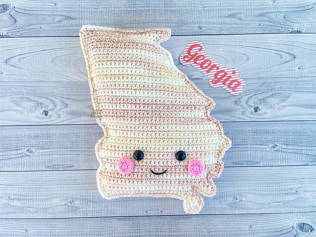 Ravelry: State of Georgia Kawaii Cuddler® pattern by Donna Beavers