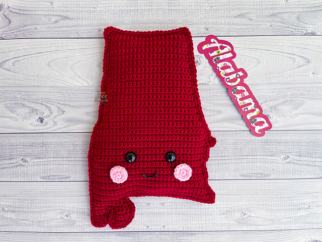 Ravelry: State of Alabama Kawaii Cuddler® pattern by Donna Beavers