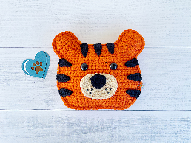 Ravelry: Mini Tiger Head Kawaii Cuddler® pattern by Donna Beavers