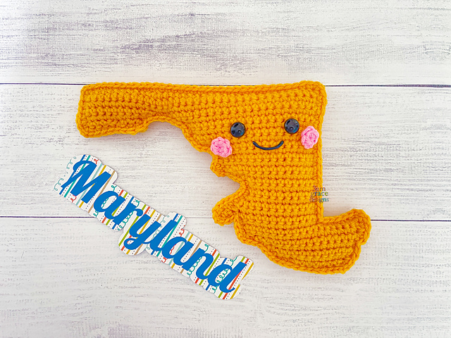 Ravelry: State of Maryland Kawaii Cuddler® pattern by Donna Beavers