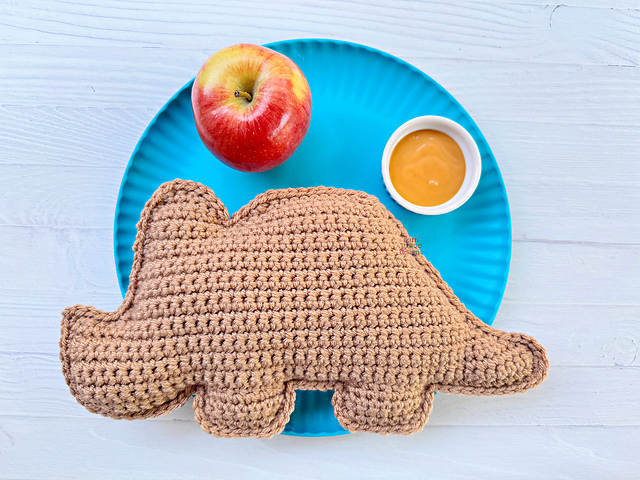 Ravelry: Triceratops Dino Nugget Kawaii Cuddler® pattern by Donna Beavers