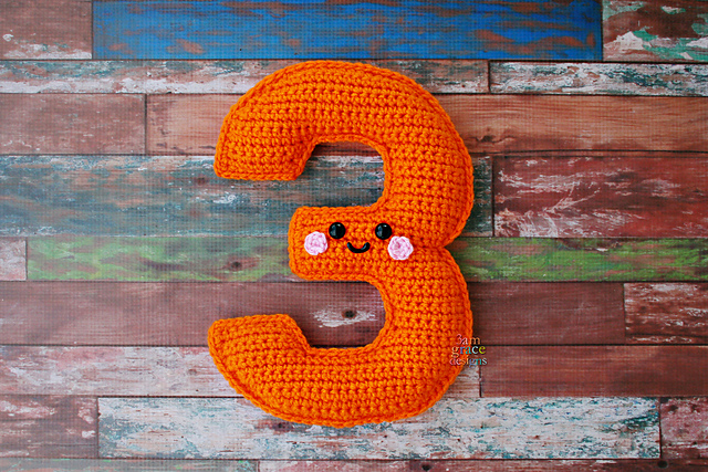 Ravelry: Number 3 Three Kawaii Cuddler® pattern by Donna Beavers