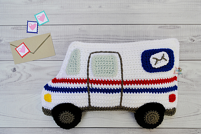 Ravelry: Mail Truck Kawaii Cuddler® pattern by Donna Beavers
