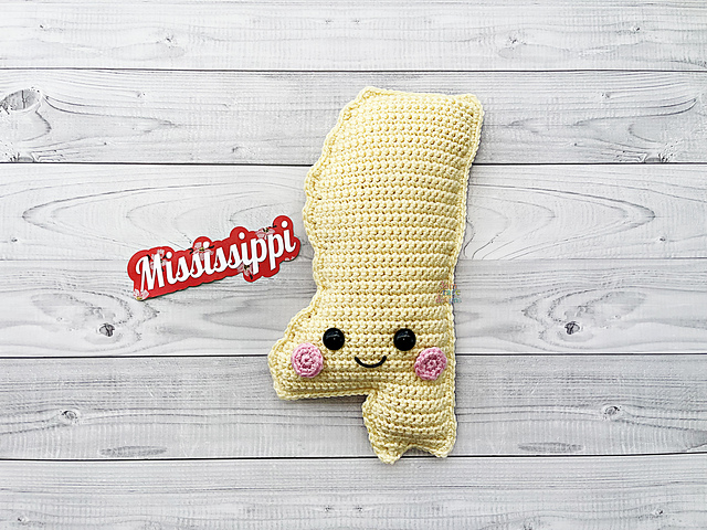 Ravelry: State of Mississippi Kawaii Cuddler® pattern by Donna Beavers