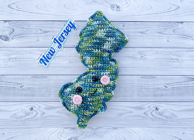 Ravelry: State of New Jersey Kawaii Cuddler® pattern by Donna Beavers