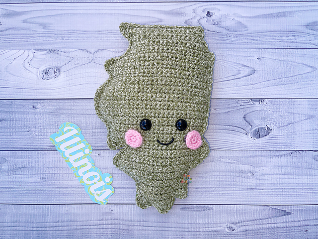Ravelry: State of Illinois Kawaii Cuddler® pattern by Donna Beavers