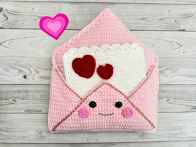 Ravelry: Valentine Love Letter Kawaii Cuddler® pattern by Donna Beavers