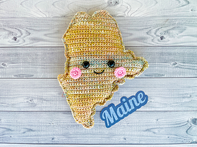 Ravelry: State of Maine Kawaii Cuddler® pattern by Donna Beavers