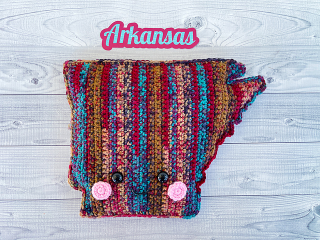 Ravelry: State of Arkansas Kawaii Cuddler® pattern by Donna Beavers