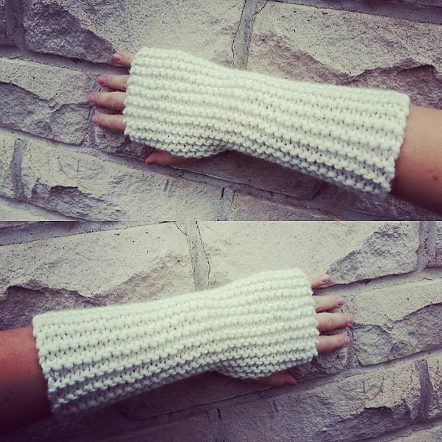 Ravelry: So simple Fingerless Gloves pattern by Rasa S