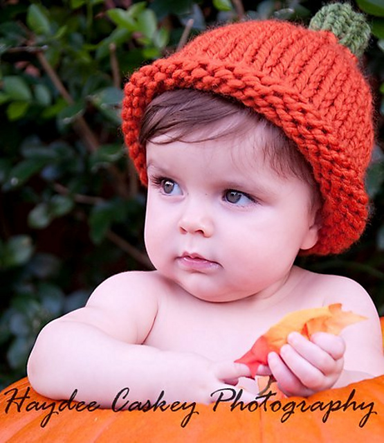 Ravelry: Simple Chunky Pumpkin Hat pattern by Angie Hartley