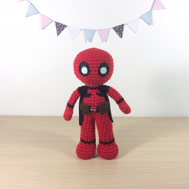Ravelry: Deadpool Amigurumi pattern by 53stitches