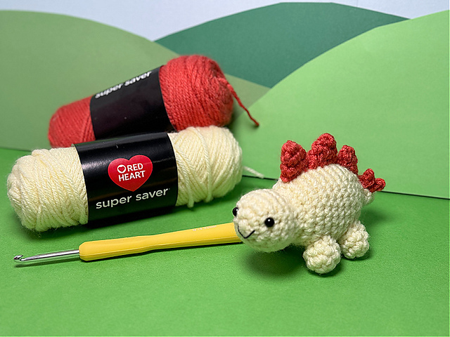 Ravelry: Little Steggie the Stegosaurus pattern by Erica Dietz