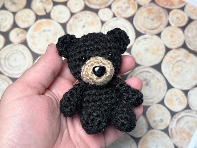 Ravelry: Tiny Black Bear pattern by Erica Dietz