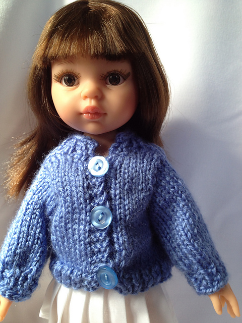 Ravelry: Doll Sweater for 13-inch Dolls pattern by Janet Longaphie