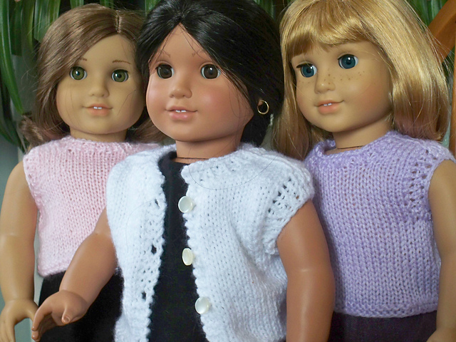 Ravelry: Tank Top for American Girl Dolls pattern by Janet Longaphie