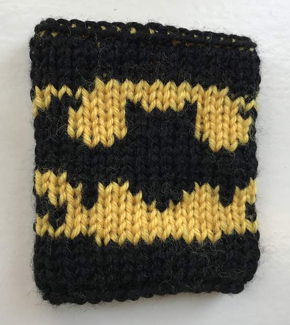 Ravelry: Batman wristband pattern by 8-Bit Knit Nerd