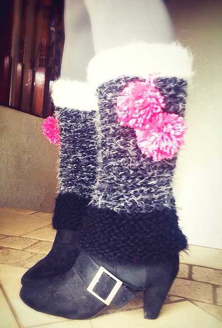 Ravelry: Clover's Furry Leg Warmers pattern by Rachel Watts