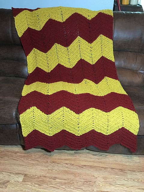 Ravelry: Quick and Easy Rippled Afghan pattern by ABarNDesigns - Amanda