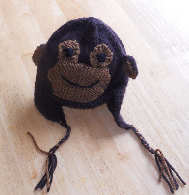Ravelry: Monkey Earflap Hat pattern by Jessamyn Leigh