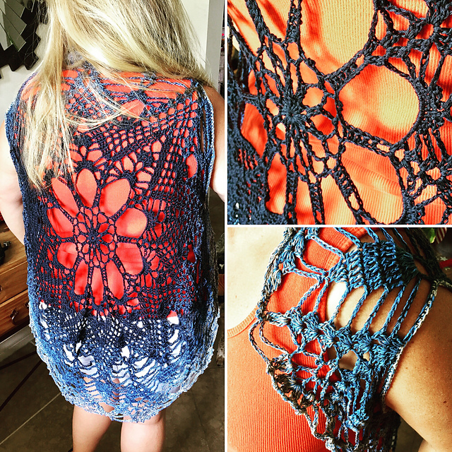 Ravelry: ACountryYarn's 4th of July Boho Vest