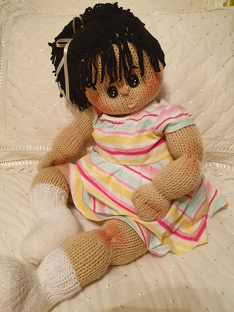 Ravelry: The Woollie Dolls Baby Olivia Pyjama Case pattern by Mandi Wilson