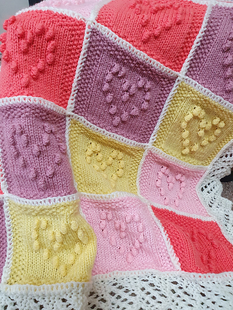 Ravelry: Bless Her Heart Blanket pattern by Mandi Wilson
