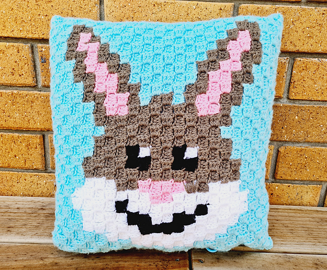 Ravelry: Easter C2C Pillow pattern by Amber Dixon
