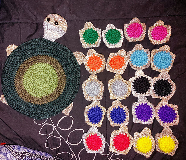 Ravelry: Turtle Match Game pattern by Amy Filer