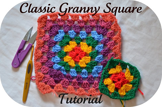 Ravelry: The Classic Granny Square pattern by Danielle Alinia