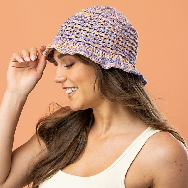 Ravelry: Beachside Bucket Hat pattern by Panda Yarns