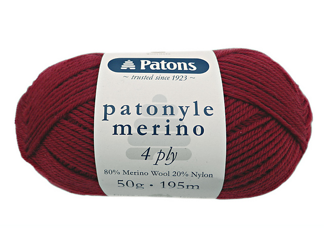 Ravelry: Patons Australia Patonyle Merino 4 ply