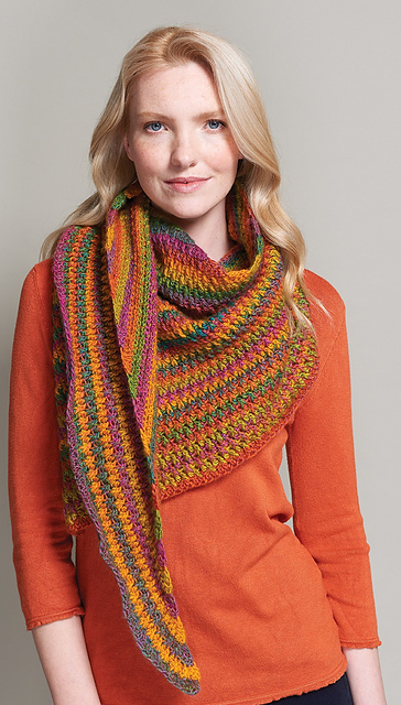 Ravelry: #5 Asymmetric Shawl pattern by Panda Yarns