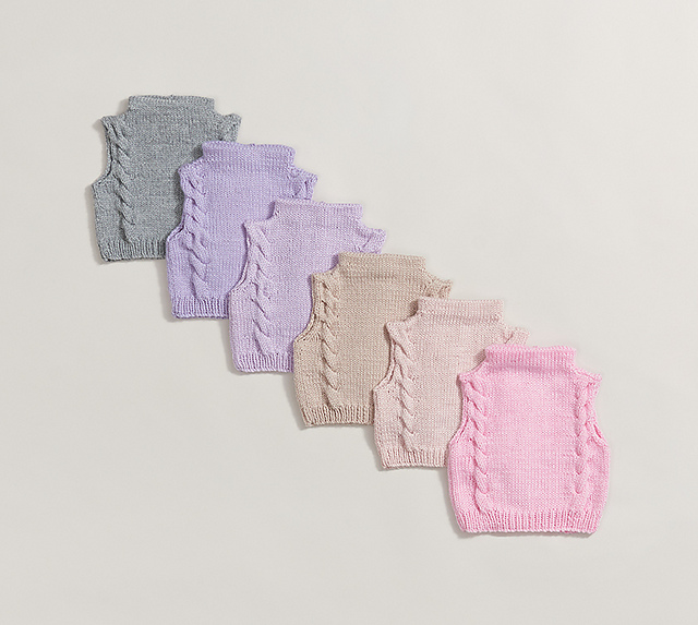 Ravelry: #9 Cable Vest pattern by Patons Australia