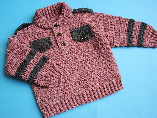 Ravelry: Pullover Collar Sweater pattern by AamraGul